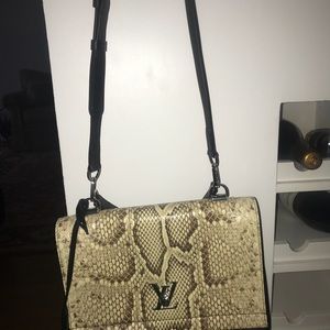 Louis Vuitton | Bags | Louis Vuitton Lockme Ii Python Handbag | Poshmark